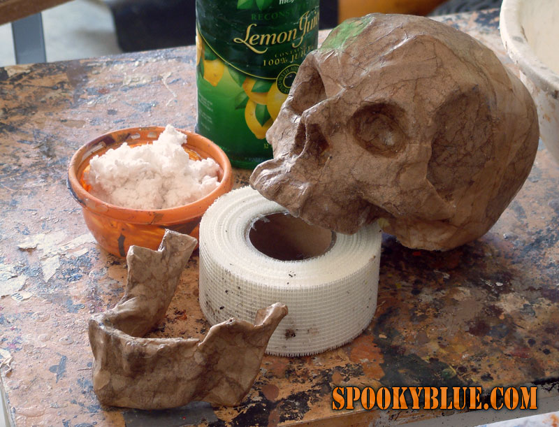 Spookyblue Paper Mache Skeleton