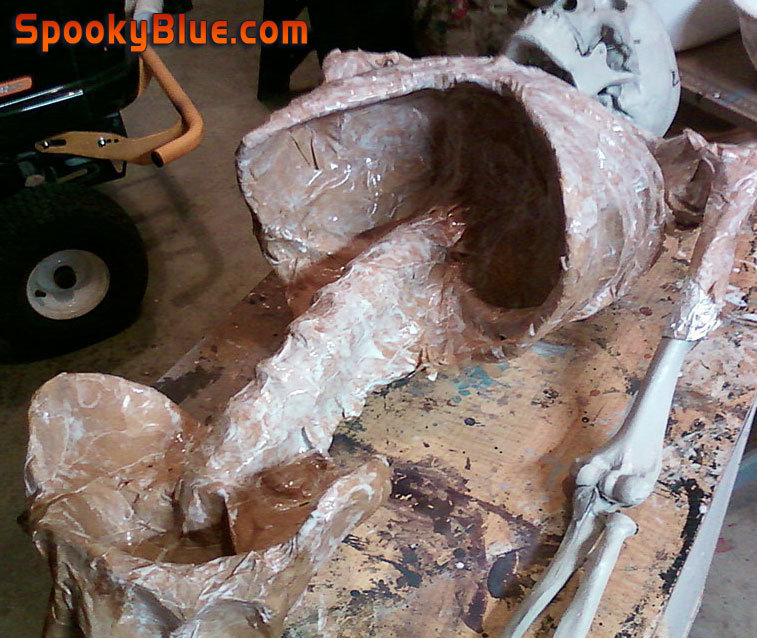 Spookyblue Paper Mache Skeleton V2 0 Part 1